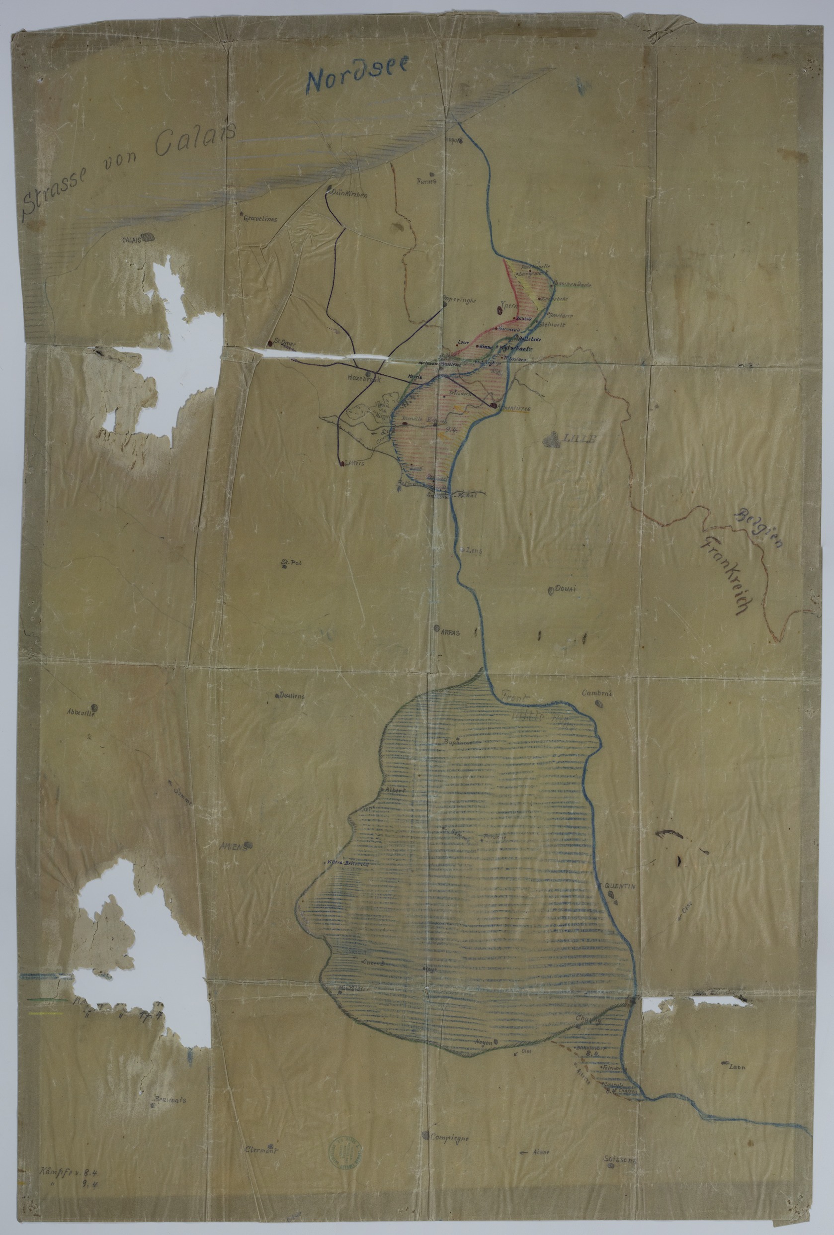 Map of the Spring Offensive | Harry S. Truman