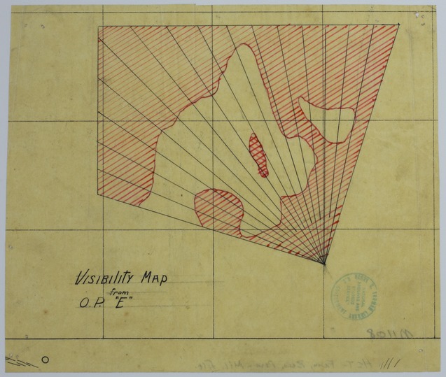 Map of the Area of Potential Artillery Fire | Harry S. Truman