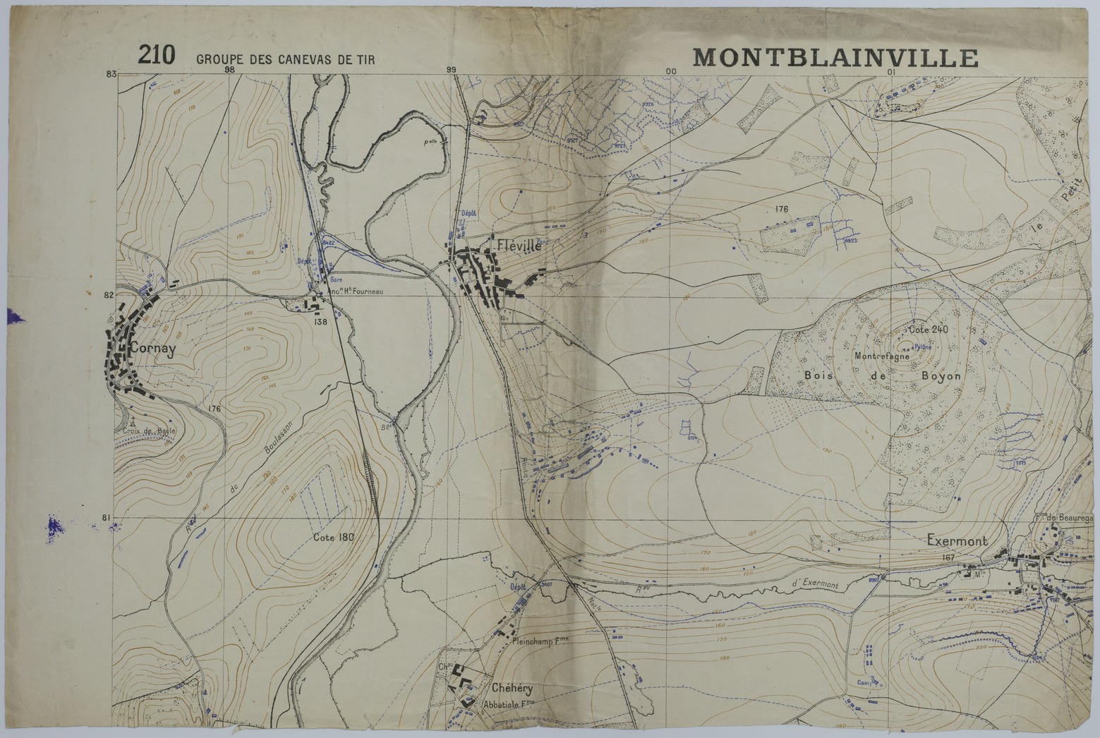 Map of Trench Systems and Barracks | Harry S. Truman