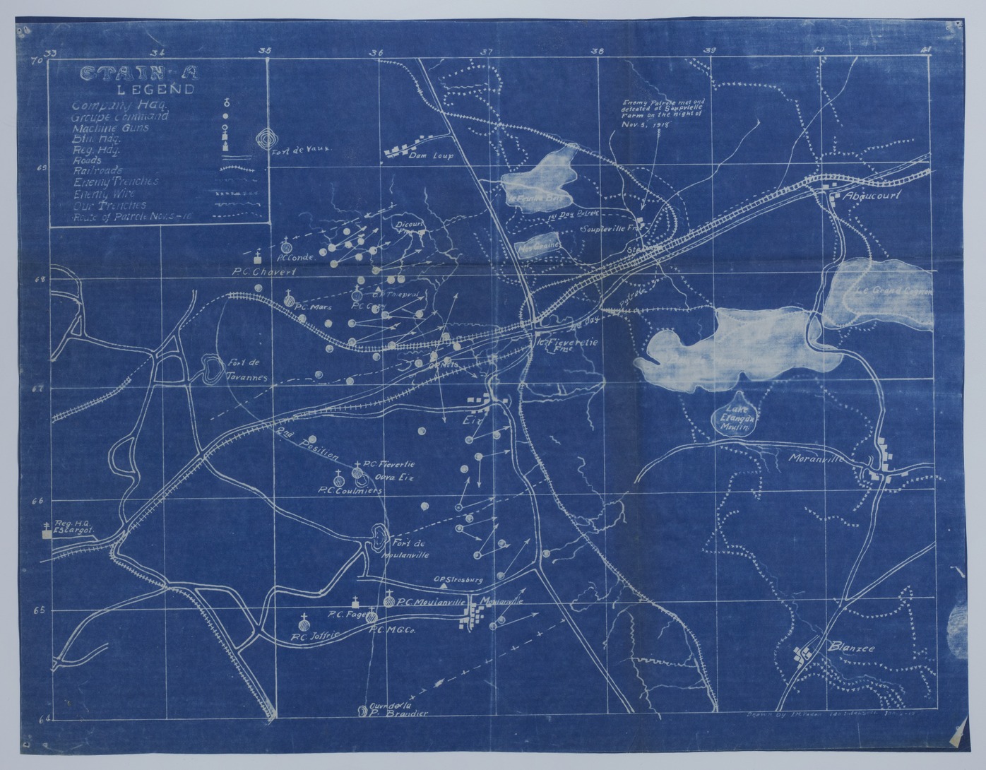 Map of Allied and Enemy Positions around Etain | Harry S. Truman