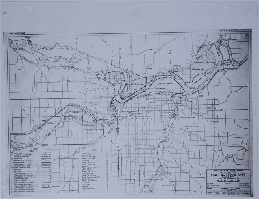 Map of River Engineering in Greater Kansas City | Harry S. Truman