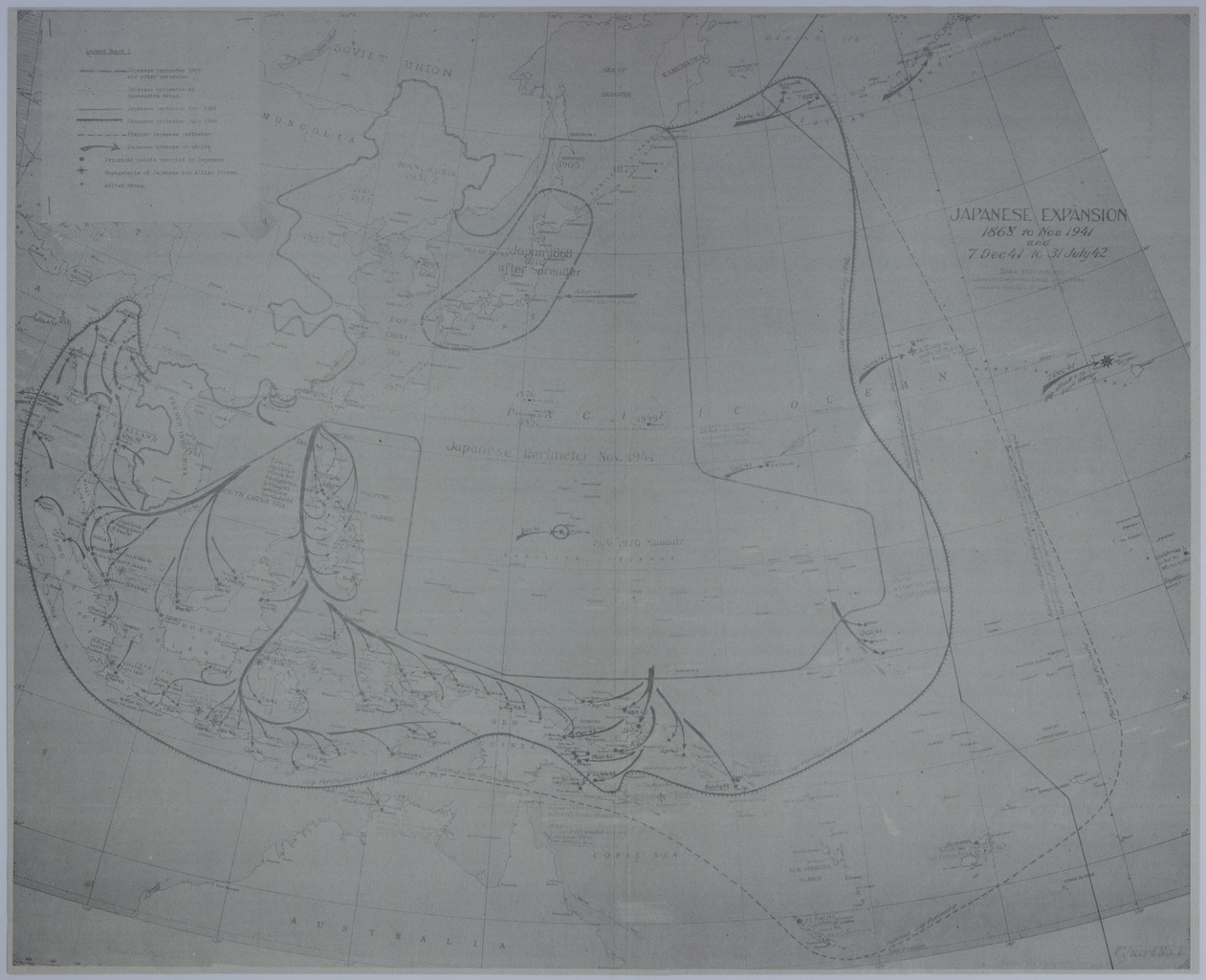 Map of Japanese Expansion | Harry S. Truman