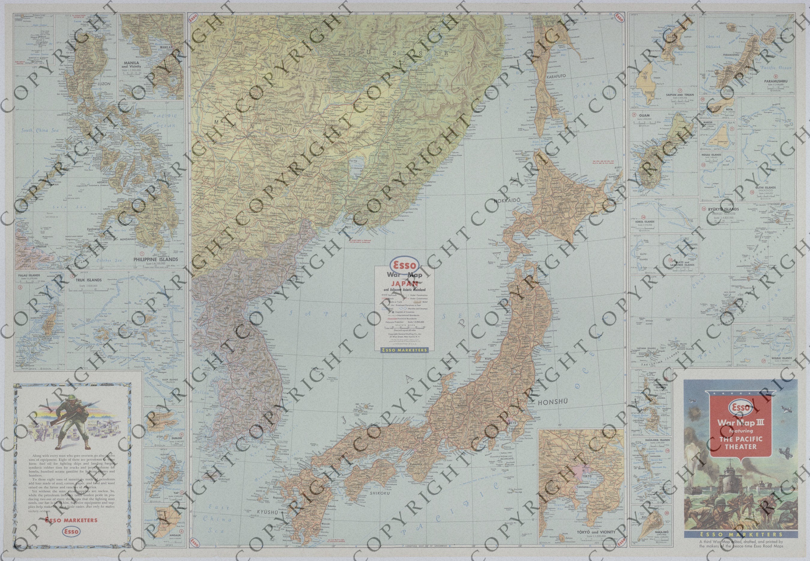 Map of the Pacific Theater | Harry S. Truman