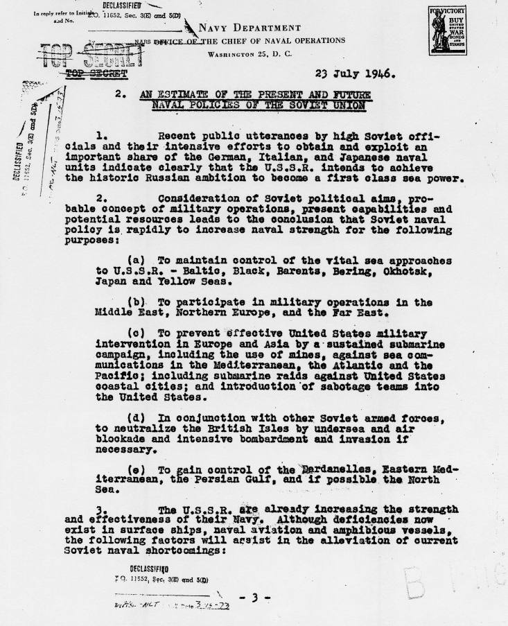 Memorandum, "Facts and Information Desired by the President Regarding ...