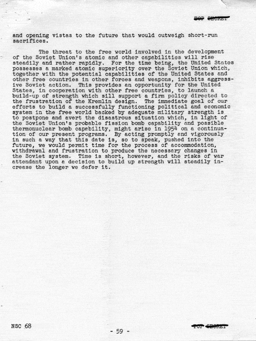 "A Report to the National Security Council - NSC 68" | Harry S. Truman