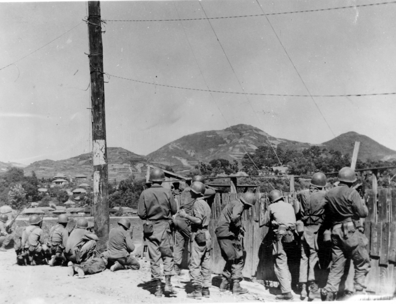 Snapshot in Korea of a Group of Soldiers | Harry S. Truman