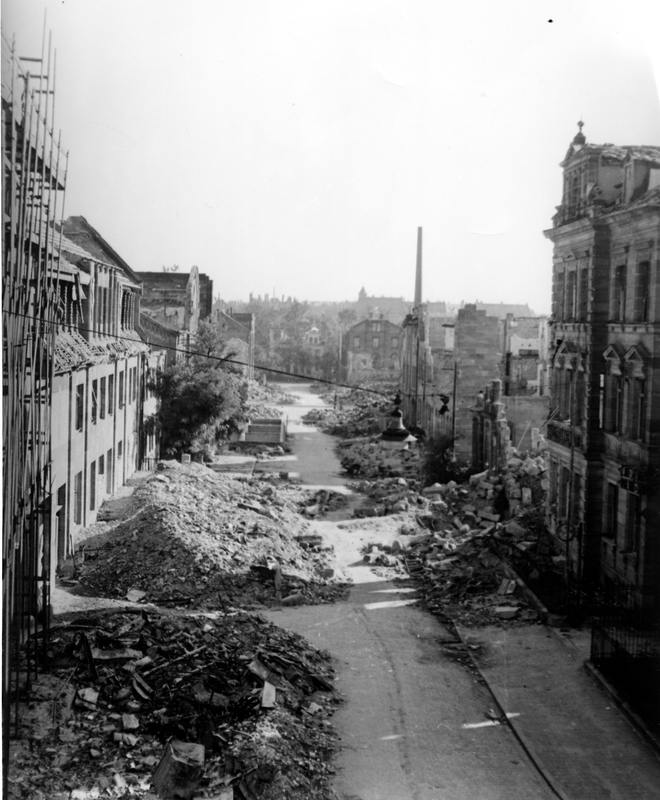 View of destruction, Nuremberg, Germany | Harry S. Truman