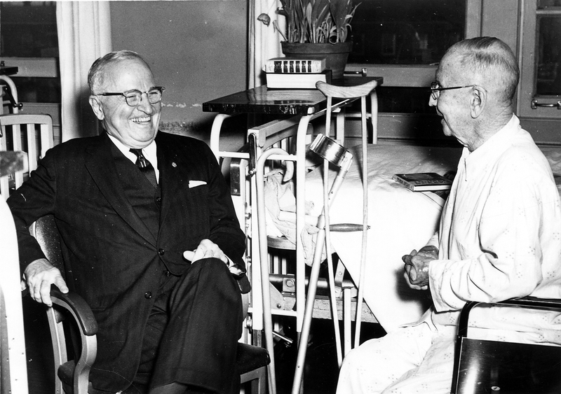 Former President Truman visits Walter G. Slagle | Harry S. Truman