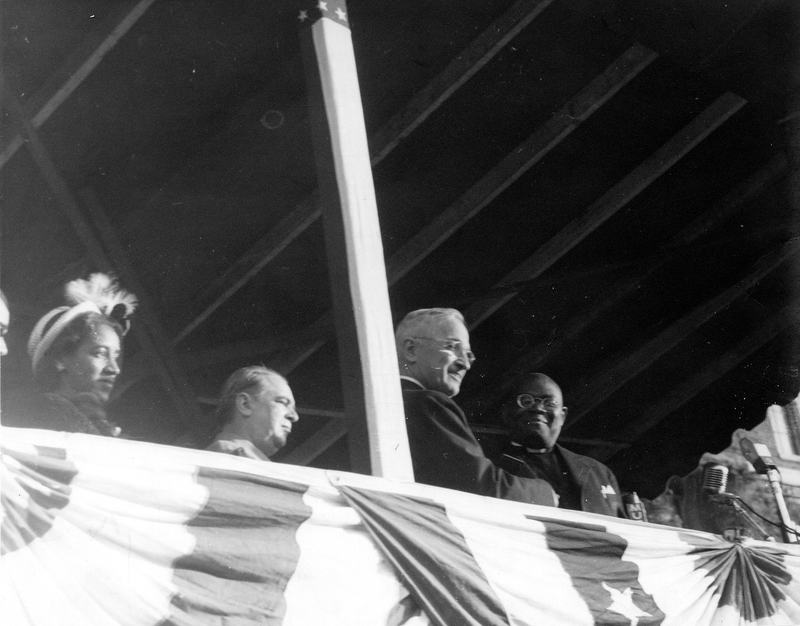 President Truman in The Bronx, New York City, during the 1948 campaign ...