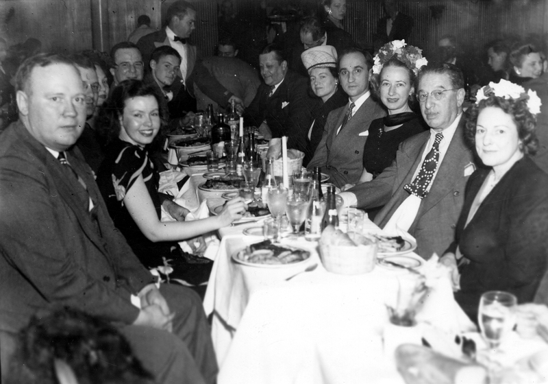 Members of the Truman Committee and friends at the dinner table | Harry ...