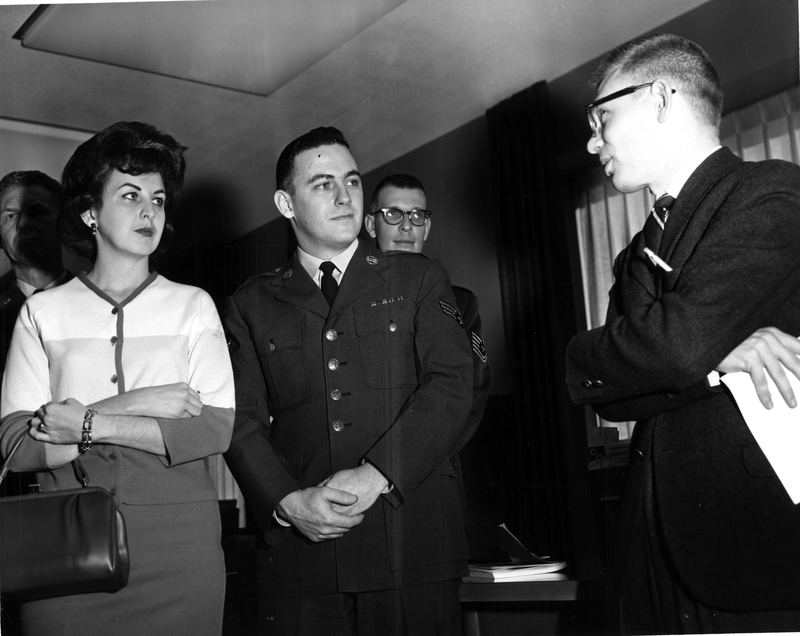 A1C Gerald L. and Mrs. Beverly Ingram at the Truman Library in ...