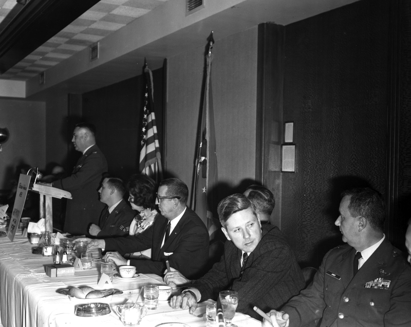 Airman of the Year A1C Gerald L. Ingram at a lunch at Richards-Gebaur ...