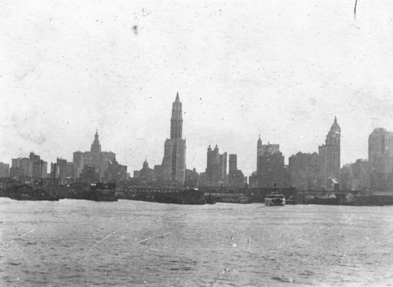 New York City View from Ship Returning from World War I | Harry S. Truman