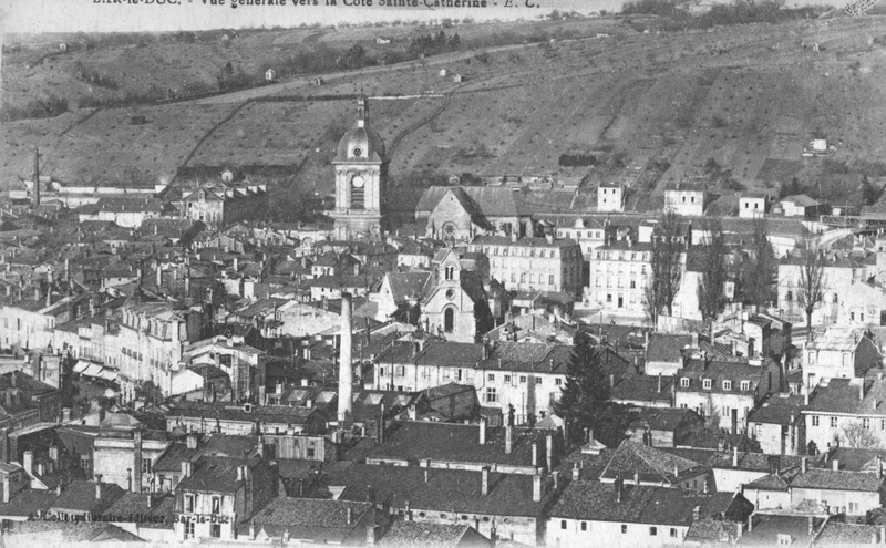 View of the town of Bar-le-Duc in France just after World War I | Harry ...