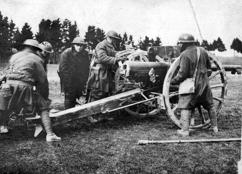Men working with cannon during World War I | Harry S. Truman