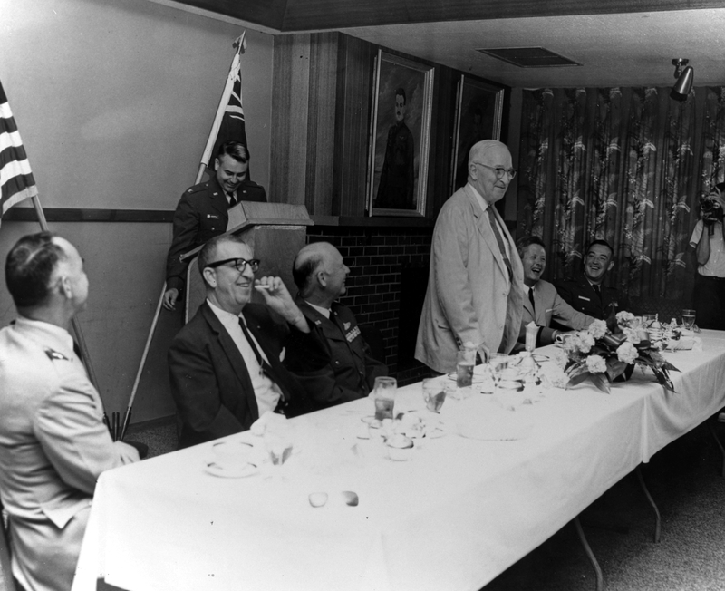 Former President Truman at a Luncheon at Richards-Gebaur Air Force Base ...