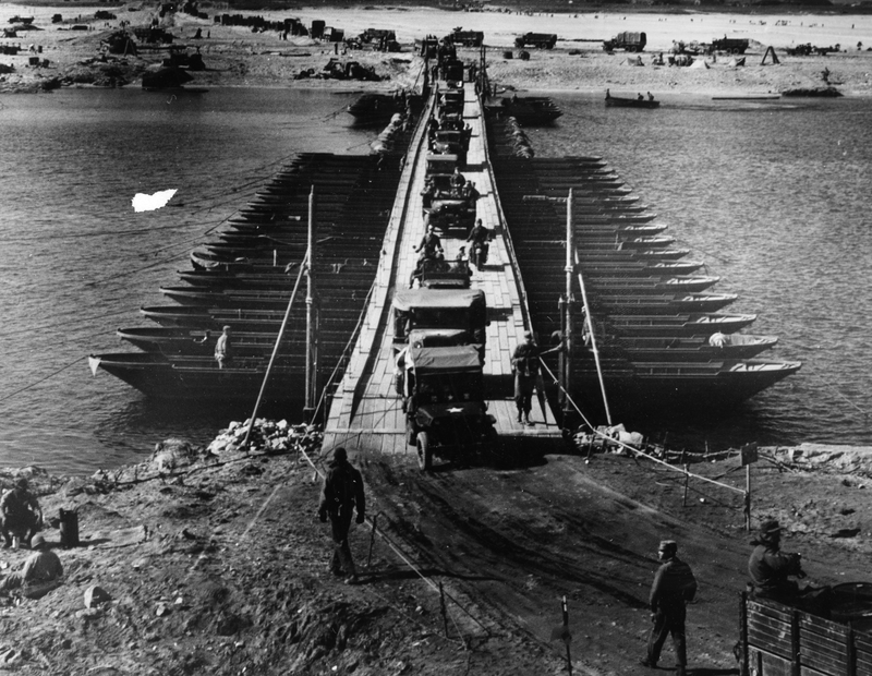 World's only airlifted pontoon bridge, Korean War | Harry S. Truman