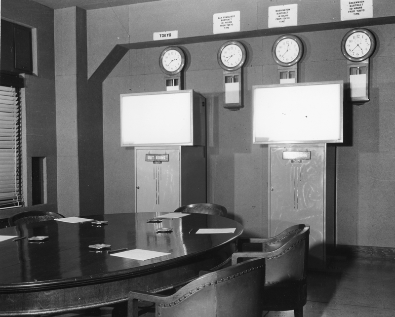 Headquarters Far East Command Communications Center in Tokyo during ...