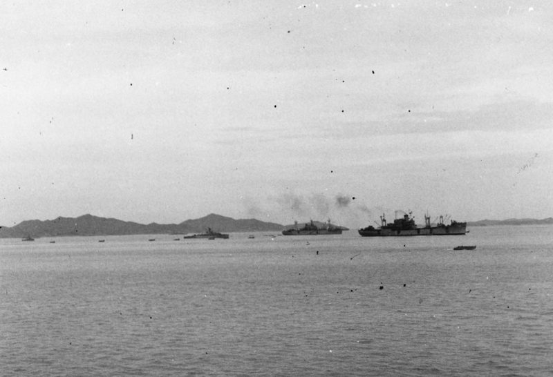 Smoke rises over Inchon during Korean War | Harry S. Truman