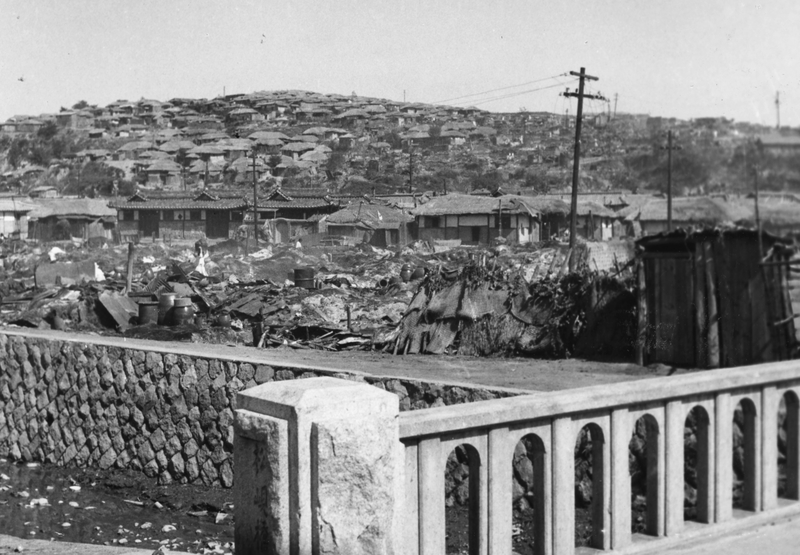 Ruins of Inchon caused by Naval gunfire | Harry S. Truman