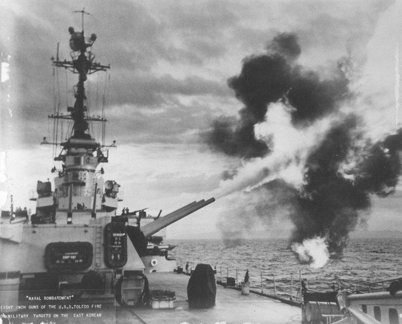 Naval bombardment during Korean War | Harry S. Truman