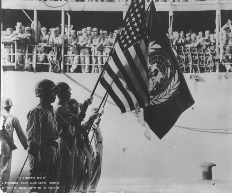 United States Marines arrive at Pusan during Korean War | Harry S. Truman