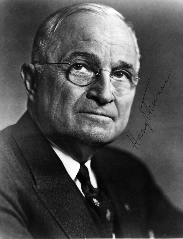 Autographed portrait of former President Harry S. Truman | Harry S. Truman
