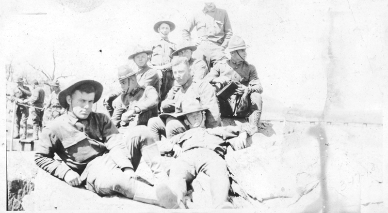 A Group of Unidentified Soldiers, Probably in New Mexico | Harry S. Truman