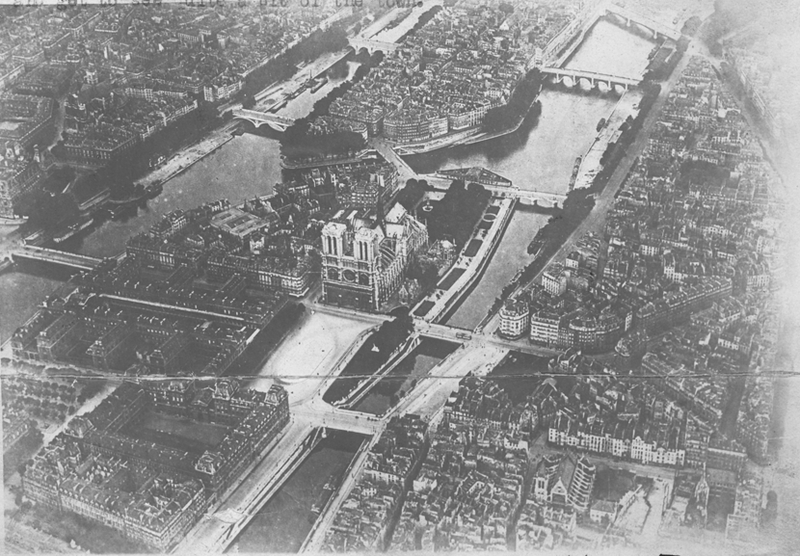 Aerial View of Notre Dame, Paris | Harry S. Truman