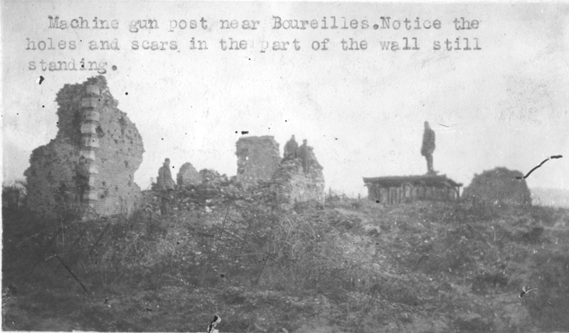 Machine gun post near Boureilles during World War I | Harry S. Truman