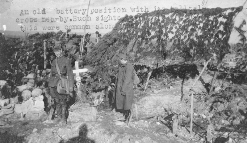 An Old Battery Position in the Verdun Front | Harry S. Truman