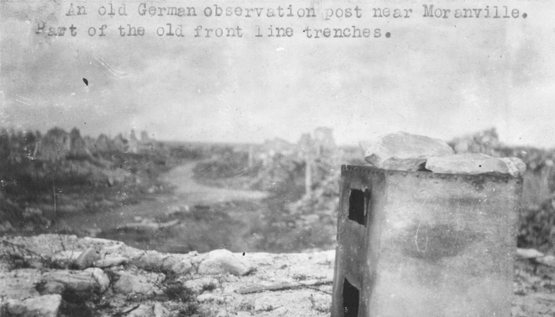 German Observation Post near Moranville | Harry S. Truman