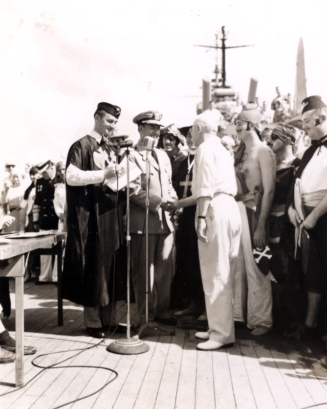 President Harry S. Truman Participates in Shellback Ceremonies Onboard ...