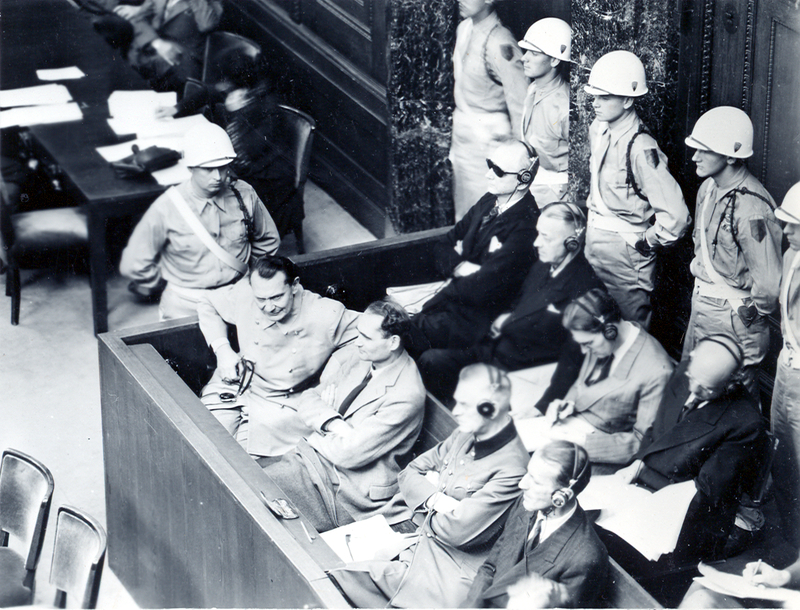 Hermann Goering at the War Crimes Trials in Nurnberg, Germany | Harry S ...