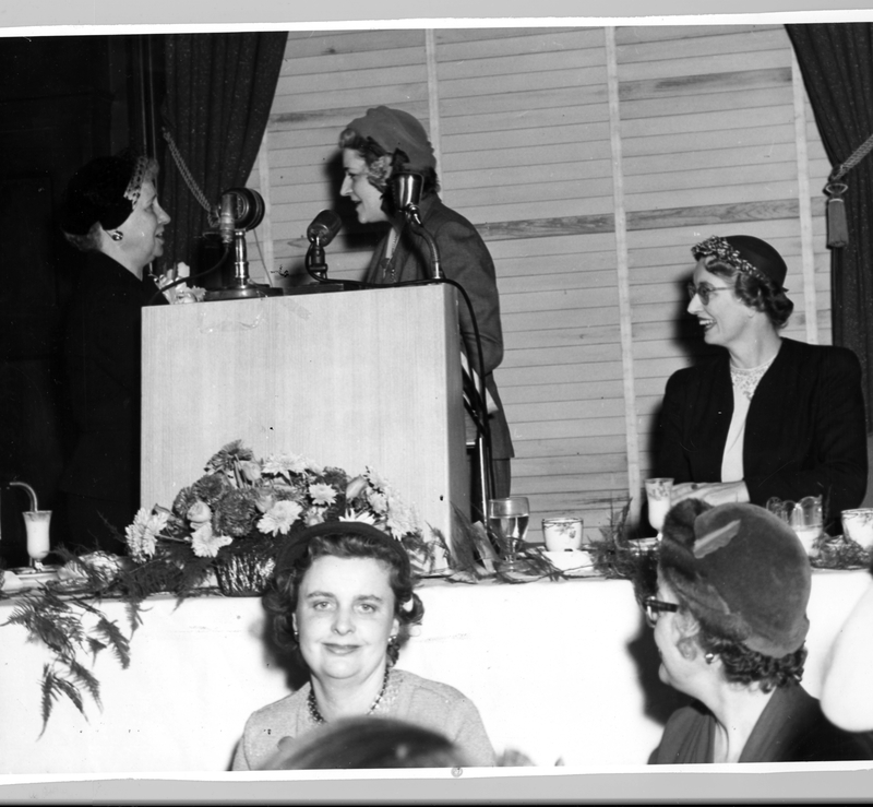 Bess Truman attends a Community Chest luncheon | Harry S. Truman