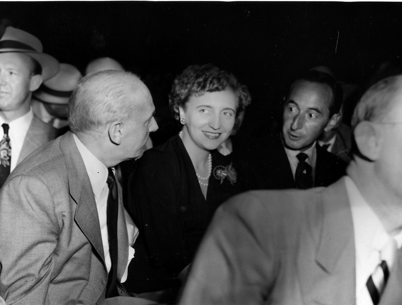 Margaret Truman, Walter Winchell and Leonard Lyons at the Fusari ...