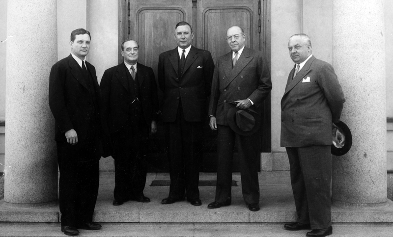 Stanton Griffis and Men in Sweden | Harry S. Truman