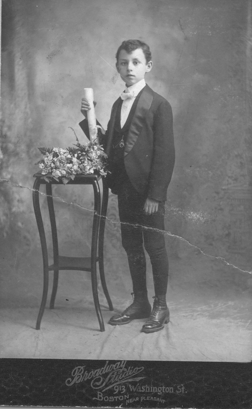 Young student with diploma, probably David K. Niles | Harry S. Truman