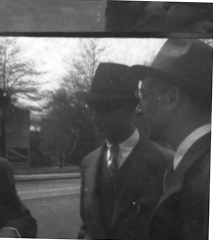 David K. Niles talks with two unidentifed men | Harry S. Truman