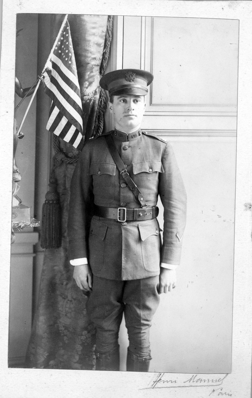 Lt. Col. Richard C. Patterson Stands Beside American Flag | Harry S. Truman