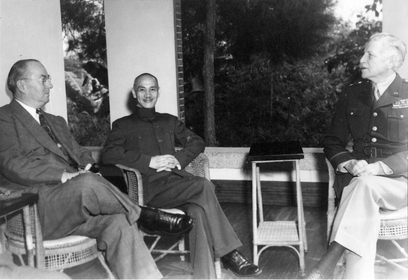 Donald M. Nelson, Generalissimo Chiang Kai-Shek, and Major General ...