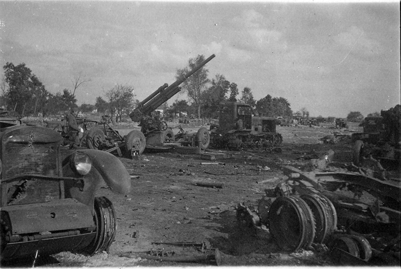 Snapshot of Artillery Vehicles Taken from Captured German Soldiers ...