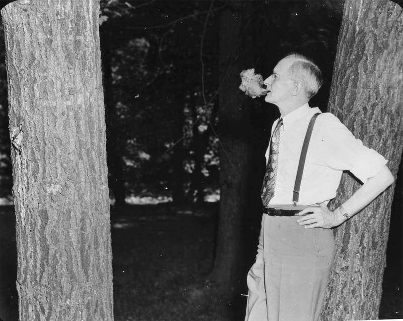 Profile of Lyle Watts Smoking in a National Forest | Harry S. Truman