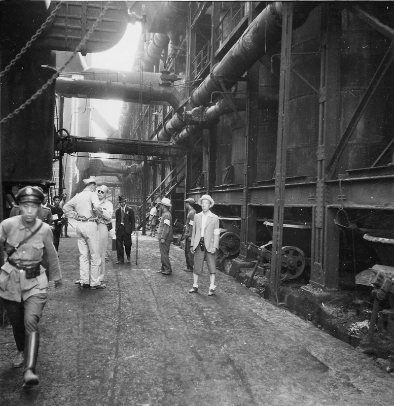 South Manchurian Railway Company Oil Shale Plant in Fushun, Manchuria ...