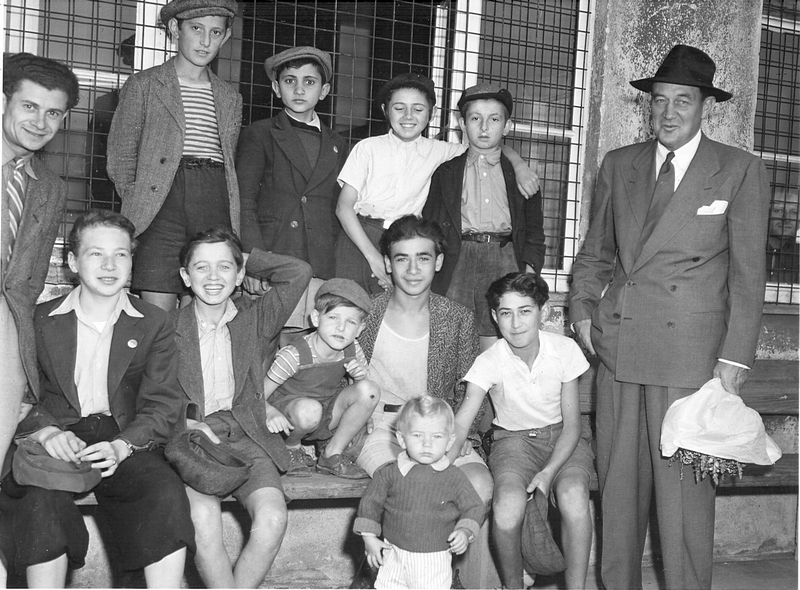 Ambassador Edwin Pauley with School Children at Displaced Persons Farm ...