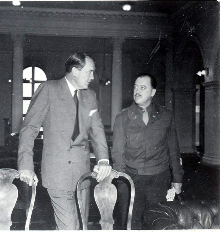 Edwin Pauley and Major General Marquart | Harry S. Truman