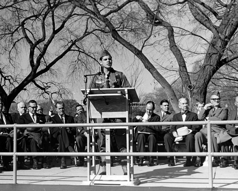 Associate Justice Tom C. Clark Attending Boy Scout Memorial Dedication ...