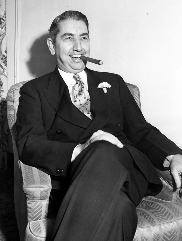 Attorney General Tom C. Clark Seated, Smoking Cigar | Harry S. Truman