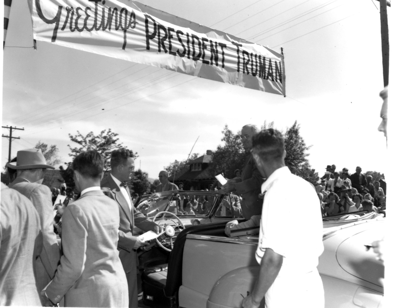 President Harry S. Truman Greets the Crowd | Harry S. Truman