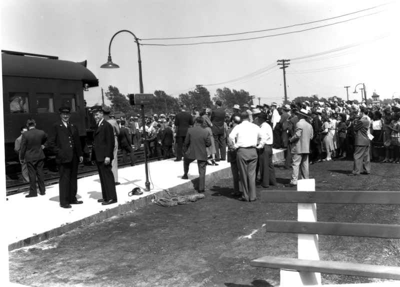 Reporters at a Train Station in Gary, Indiana, Waiting for President ...